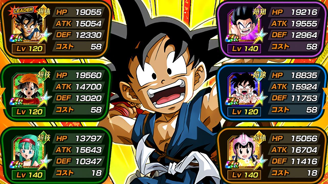 UPGRADED YOUTH TEAM SHOWCASE! Dragon Ball Z Dokkan Battle │ ドラゴンボールz ...