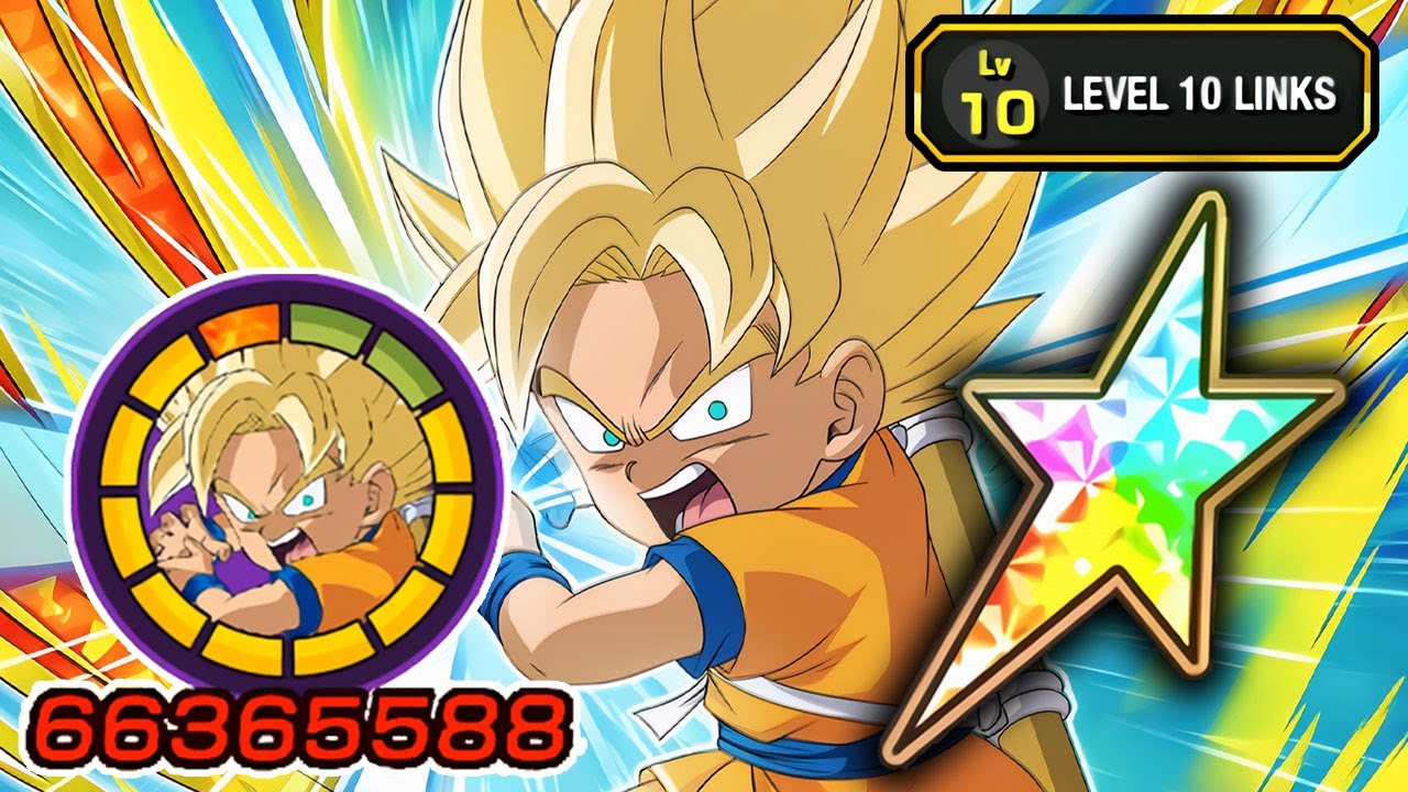100% NEW SUPER SAIYAN DAIMA GOKU LEVEL 10 LINKS!!! Dragon Ball Z Dokkan ...