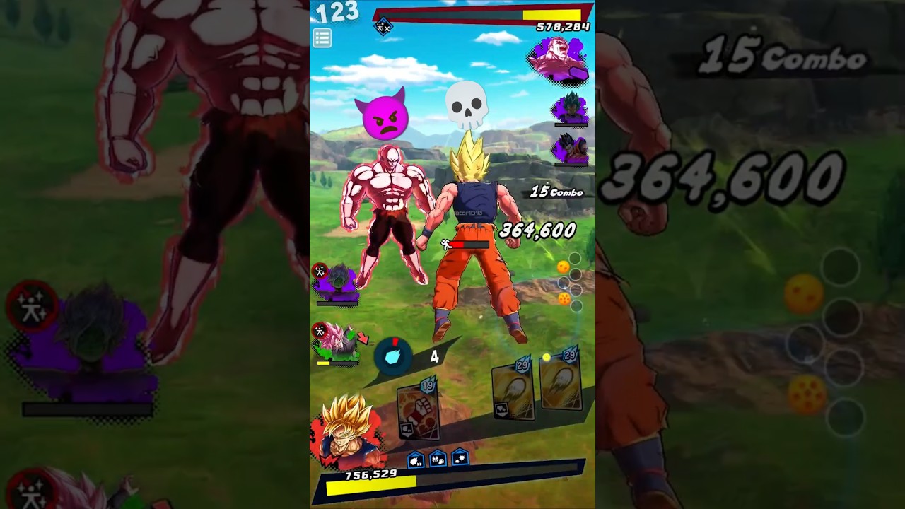 Dragon Ball Legends 掠: Mastered Ultra Instinct Goku VS Ultra Instinct ...